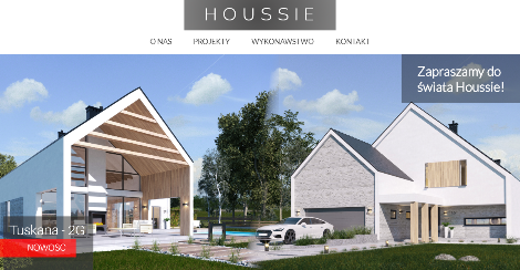 Projekty domów katalogowych - HOUSSIE